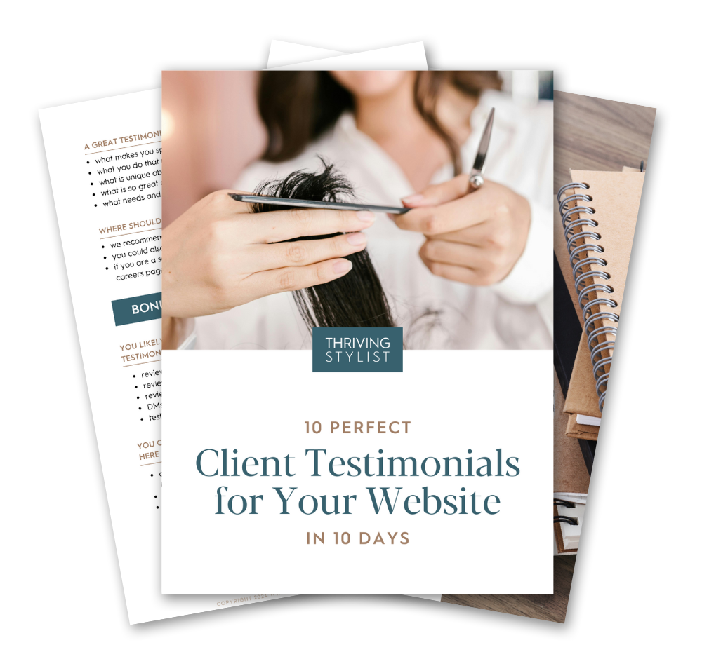 10 Perfect Client Testimonials for Your Website In 10 Days - Thriving ...